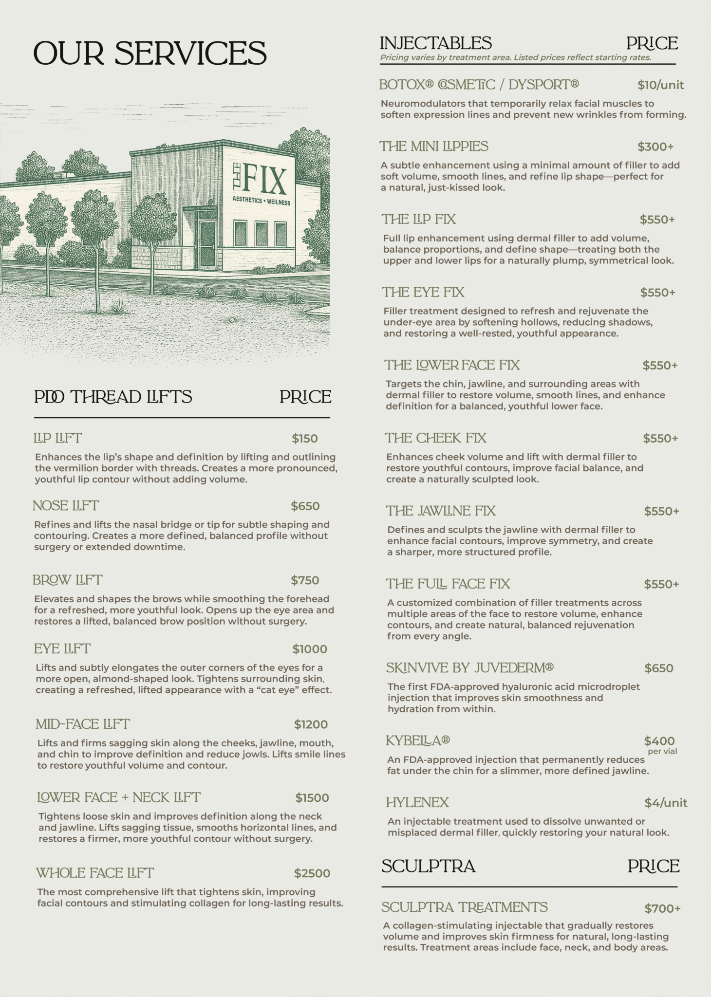 OUR SERVICES – The Fix